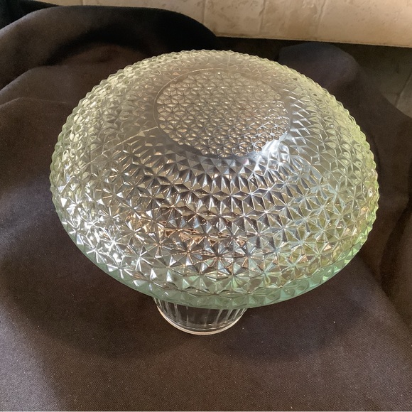 Art | Amazing Lamp Shade Or Vase Green Glass | Poshmark